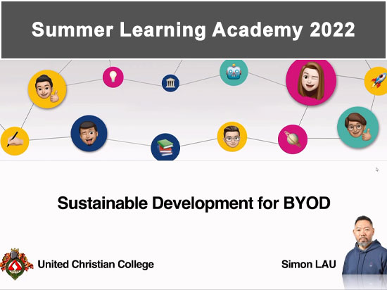 Go eLearning - Summer Learning Academy 2022: Sustainable Development for BYOD & Education Leadership